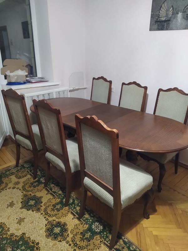 Стол и стулья производитель руминия — цена 32000 грн в каталоге Мебель для кухни Купить товары