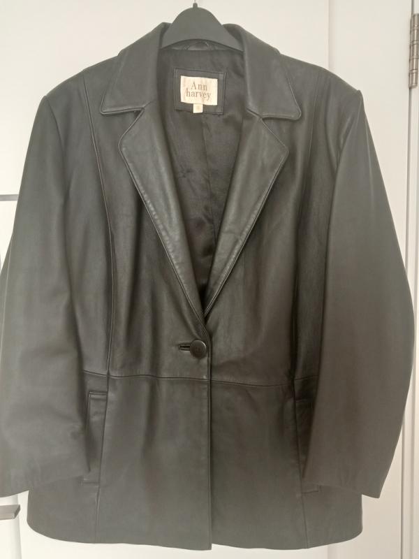 Куртка шкіряна ann harvey, в ідеальному стані, натуральна шкіра ...