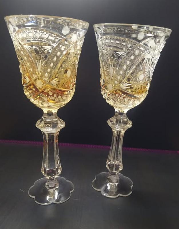 Великі келихи з кольорового кришталю — ціна 2200 грн у каталозі Келихи і фужери Купити товари