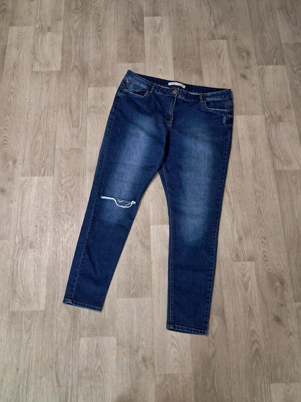 Джинси скінні батал — ціна 399 грн у каталозі Джинси Купити жіночі речі за доступною ціною на