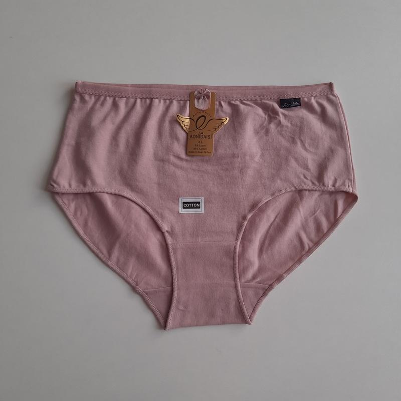 Жіночі бавовняні труси-сліпи aonidaisi 5183 (трусики сліп #5183 висока посадка, бавовна) хл ...