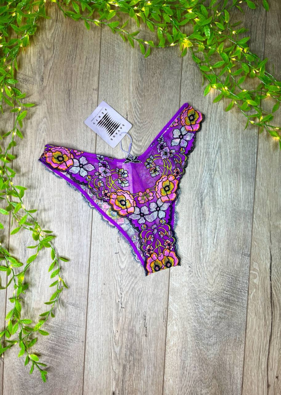 Модні мереживні бразиліяни трусики poppy savage fenty by rihanna — ціна ...