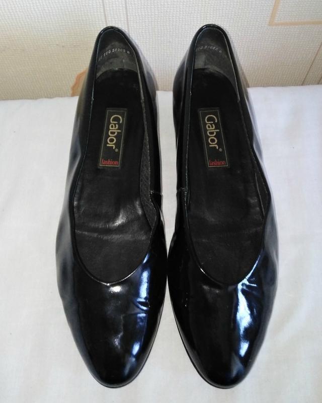 Туфлі- балетки gabor fashion лак 6 р (39) made in germany, блискавичне ...