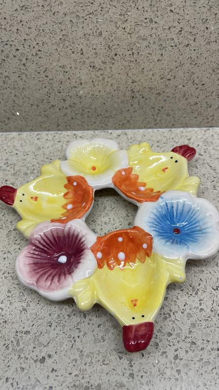 Сервировочная тарелка для яиц — цена 189 грн в каталоге Тарелки Купить товары для дома и быта по