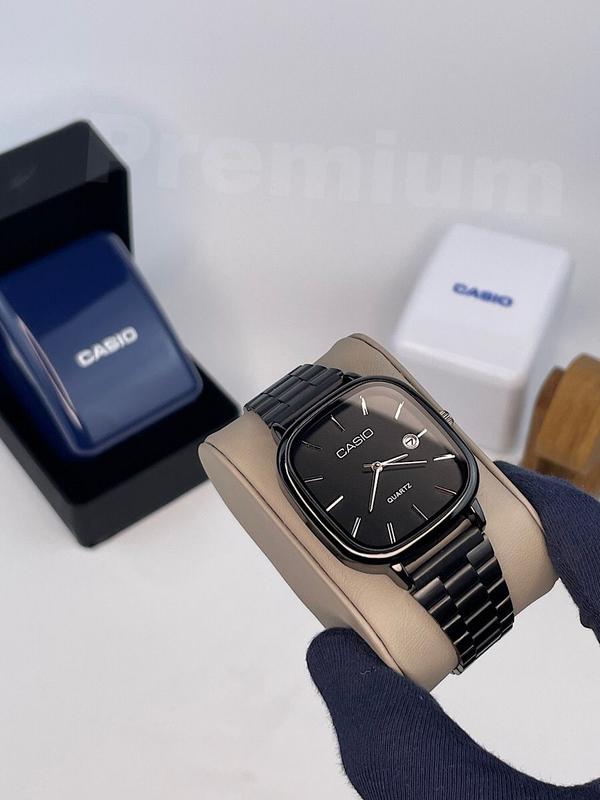Часы casio old money total black | утонченная классика в черном ...