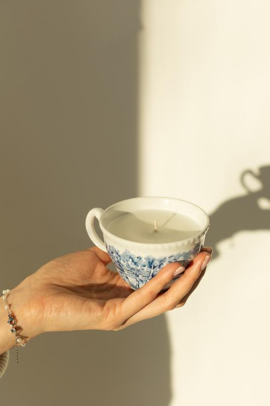 Соевая свеча в винтажной форме — цена 700 грн в каталоге Свечи Купить товары для дома и быта по