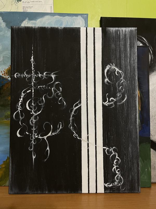 Картина в стилі сигилізм неотрайбл — ціна 599 грн у каталозі Картини Купити товари для дому та