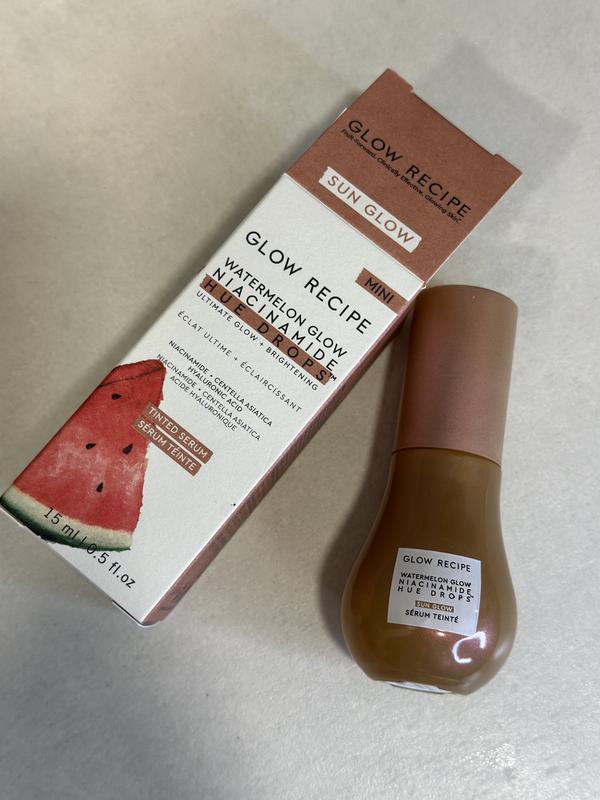 Glow recipe watermelon glow niacinamide hue drops sun glow – mini 15 мл ...