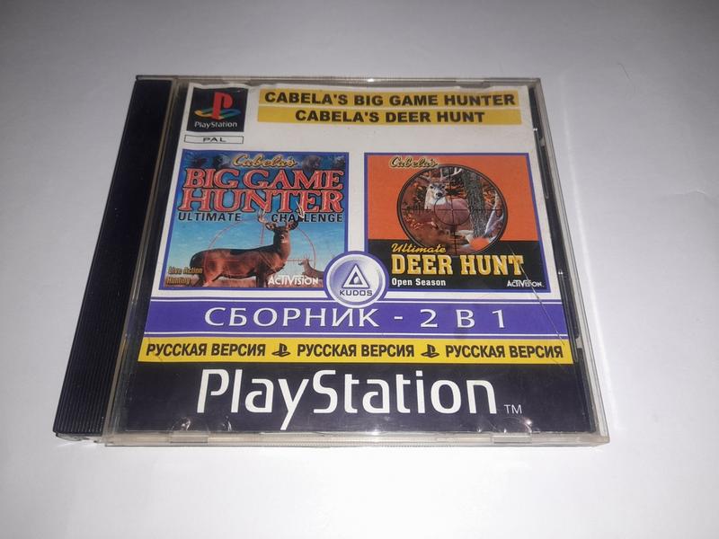 Гра cabela's deer hunt ps1 sony play station 1 psone диск game пс1 ...