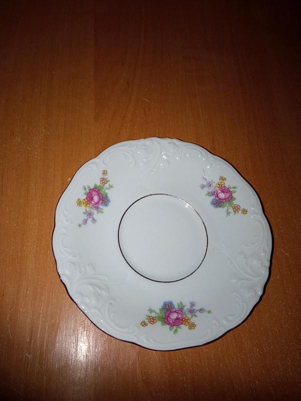 Порцелянове кавове блюдце — ціна 299 грн у каталозі Тарілки Купити товари для дому та побуту за