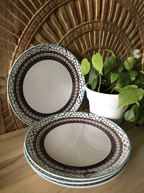 Стильні тарілки Ikea великі 4 шт лімітованої серії Driftig 2017 року — ціна 800 грн у