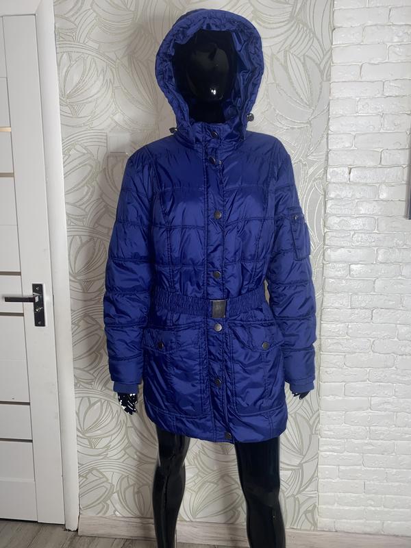 Подовжена демісезонна куртка з капюшоном великого розміру батал bpc ...