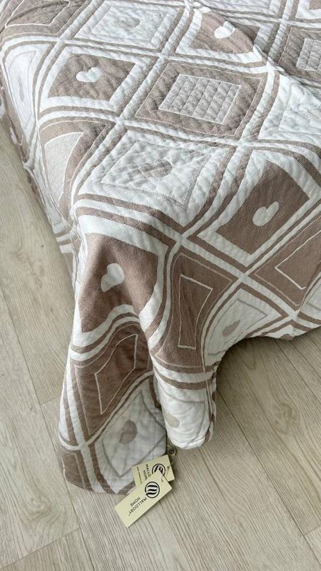 Покривало муслін серця — ціна 1050 грн у каталозі Покривала Купити товари для дому та побуту за