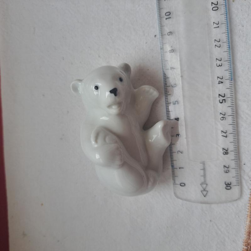 Вінтаж білий медведик — ціна 450 грн у каталозі Статуетки Купити товари для дому та побуту за