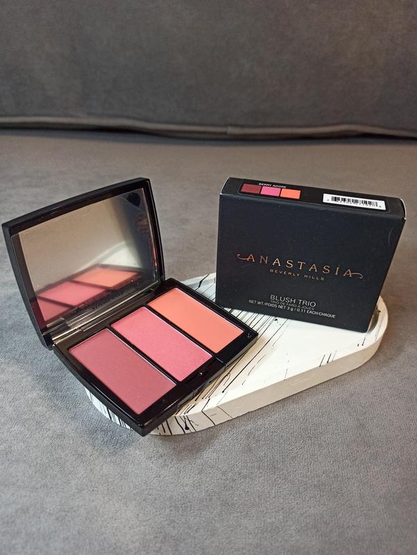 Палетка рум’ян anastasia beverly hills blush trio palette - berry adore ...
