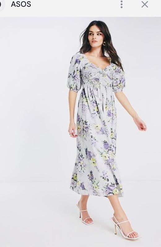 🌹красивое платье 👗 коттон 💯asos — ціна 399 грн у каталозі Сукні міді Купити жіночі речі за ...