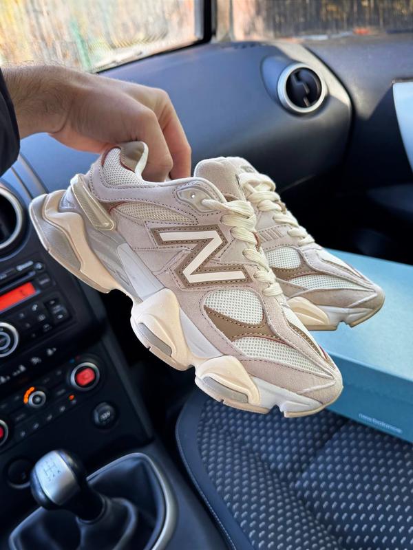 Трендові жіночі кросівки new balance 9060 cream white beige кремові ...