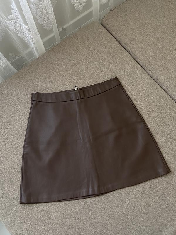 Шкіряна спідниця — ціна 270 грн у каталозі Міді спідниці Купити жіночі речі за доступною ціною