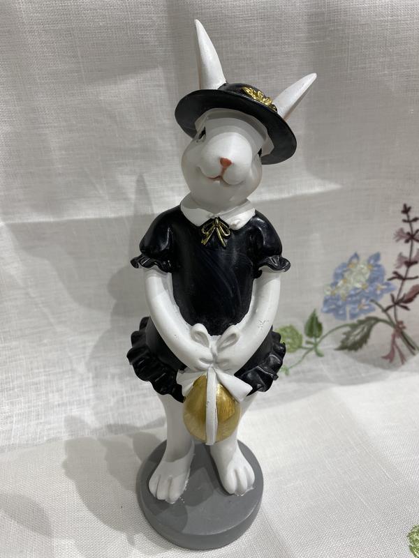 Статуэтка скульптура кролик размер 7х7х20 5 см — цена 700 грн в каталоге Статуэтки Купить товары