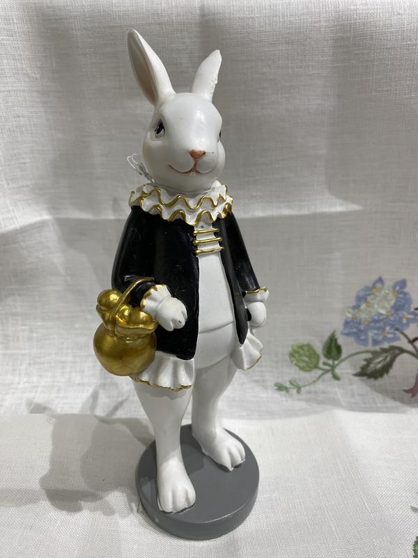 Статуэтка скульптура кролик размер 7х7х20 5 см — цена 700 грн в каталоге Статуэтки Купить товары