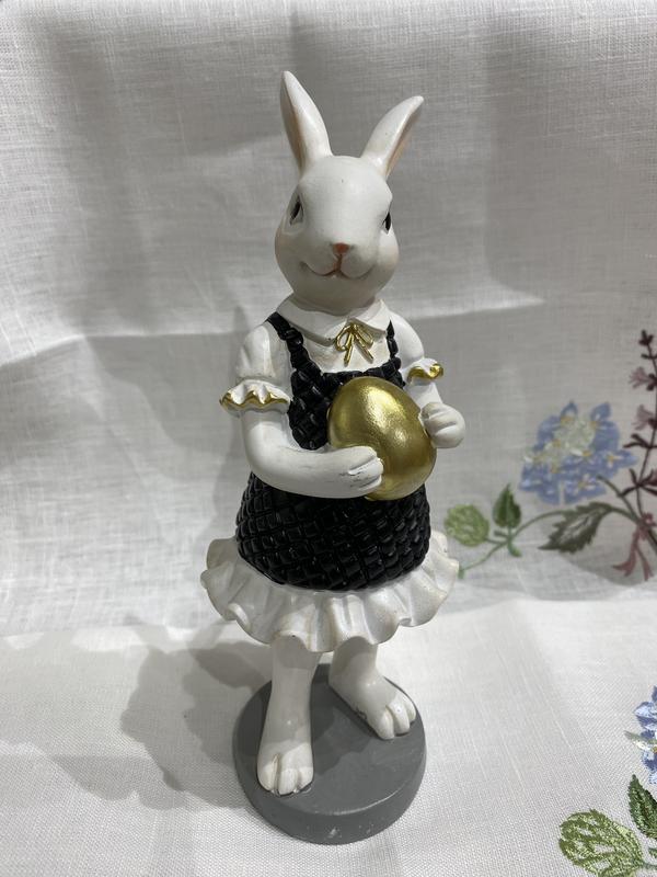 Статуэтка скульптура кролик размер 7х7х20 5 см — цена 700 грн в каталоге Статуэтки Купить товары