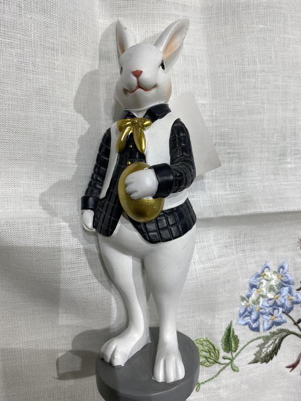 Статуэтка скульптура кролик размер 7х7х20 5 см — цена 700 грн в каталоге Статуэтки Купить товары