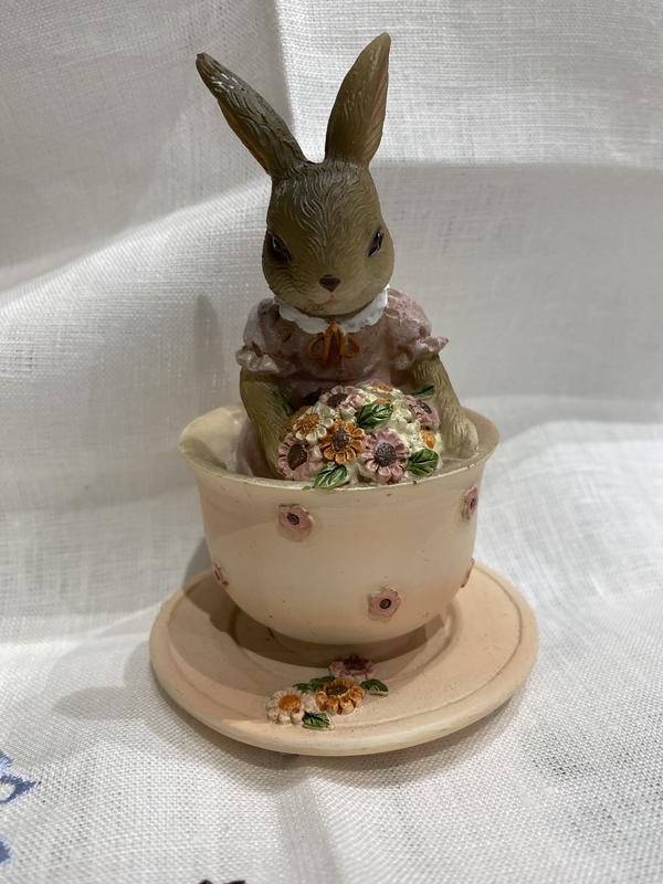 Статуэтка скульптура кролик размер 5 5х5 5х11 5 см — цена 600 грн в каталоге Статуэтки Купить