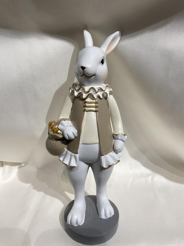 Статуетка скульптура кролик 10х8х26 5 см — цена 1000 грн в каталоге Статуэтки Купить товары для
