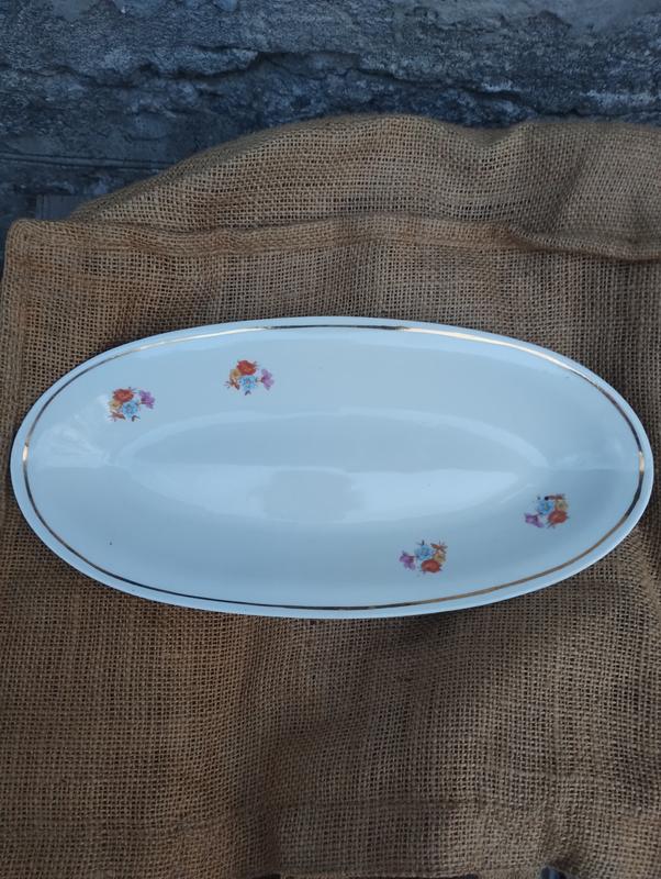 Сервірувальна тарілка овальна — ціна 117 грн у каталозі Тарілки Купити товари для дому та побуту