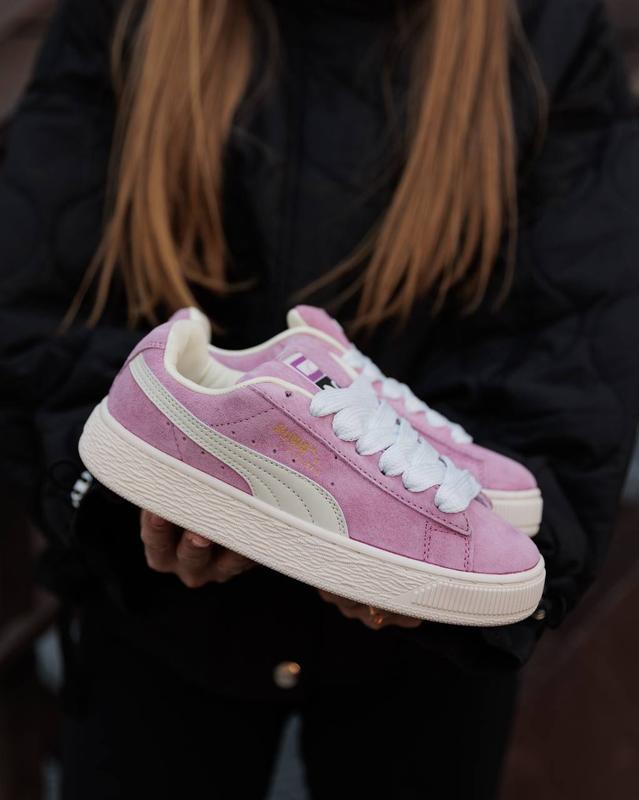 Кросівки puma suede xl pink white — ціна 2649 грн у каталозі Кросівки ...