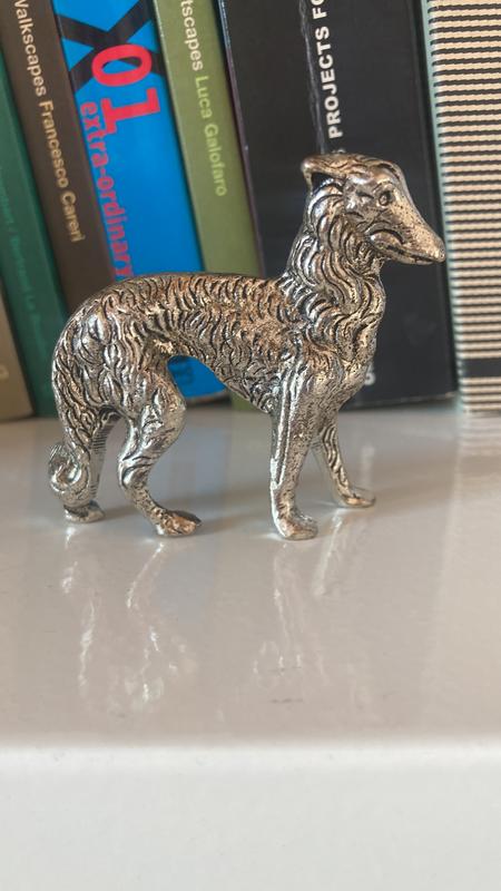 Статуэтка собака породы борзая винтаж — цена 650 грн в каталоге