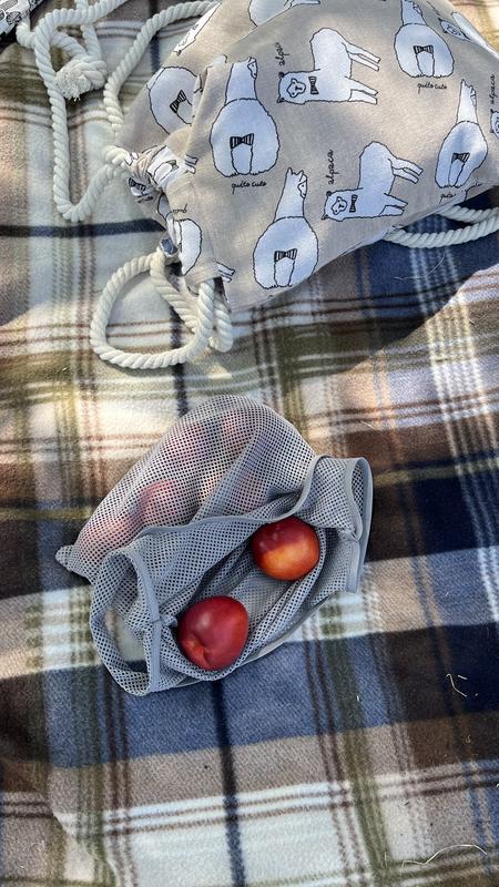 Сітчаста еко сумка майка для фруктів і овочів 25×38 см — ціна 113 грн