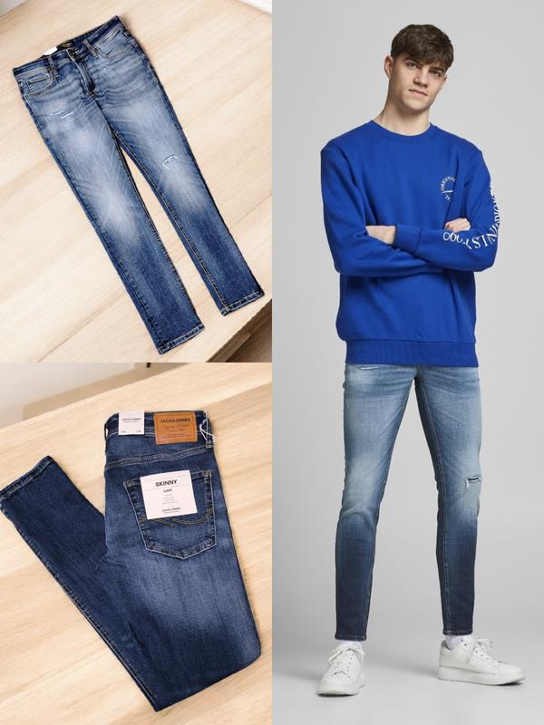 Якісні стильні джинси skinny jack&jones оригінал етикетка — ціна 849 ...