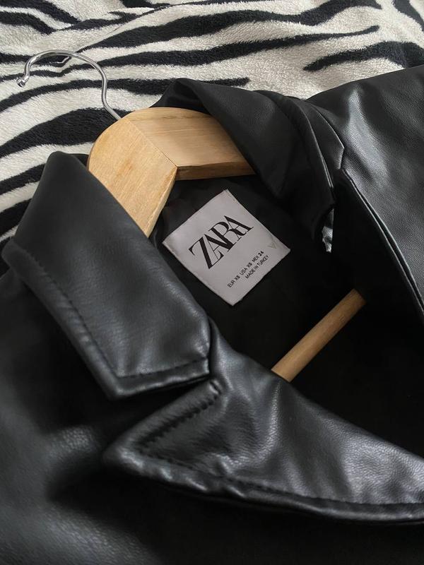 Шкіряна курточка жакет zara — ціна 699 грн у каталозі Куртки Купити жіночі речі за доступною ...