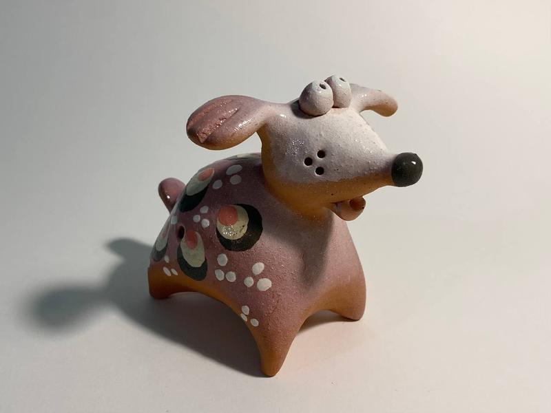 Свисток собака свистулька пес фігурка собака статуетка собака собака керамічна — ціна 350