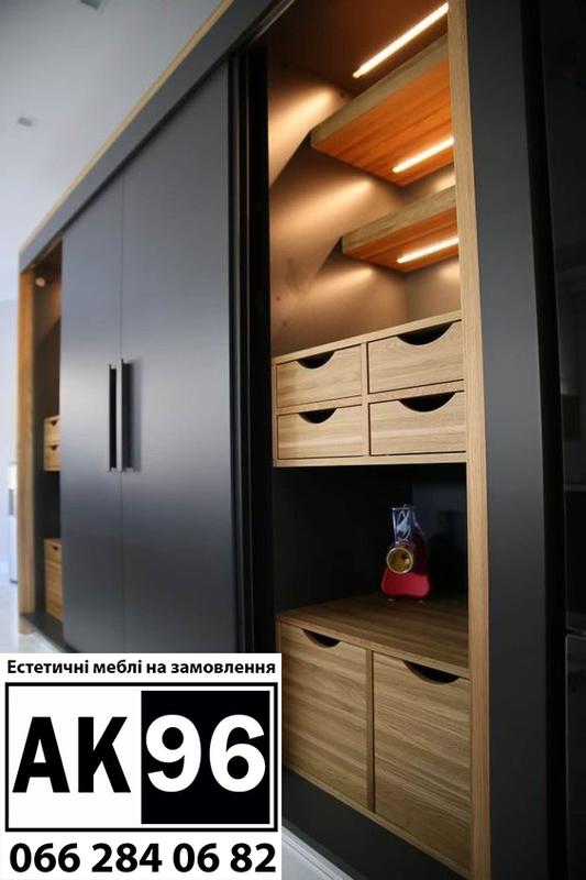 Шафа купе гардеробна вбудована ак96 стилаж — ціна 40000 грн у каталозі