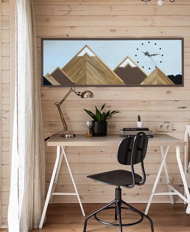 Панно с вмонтированными часами — цена 1500 грн в каталоге Панно Купить товары для дома и быта по