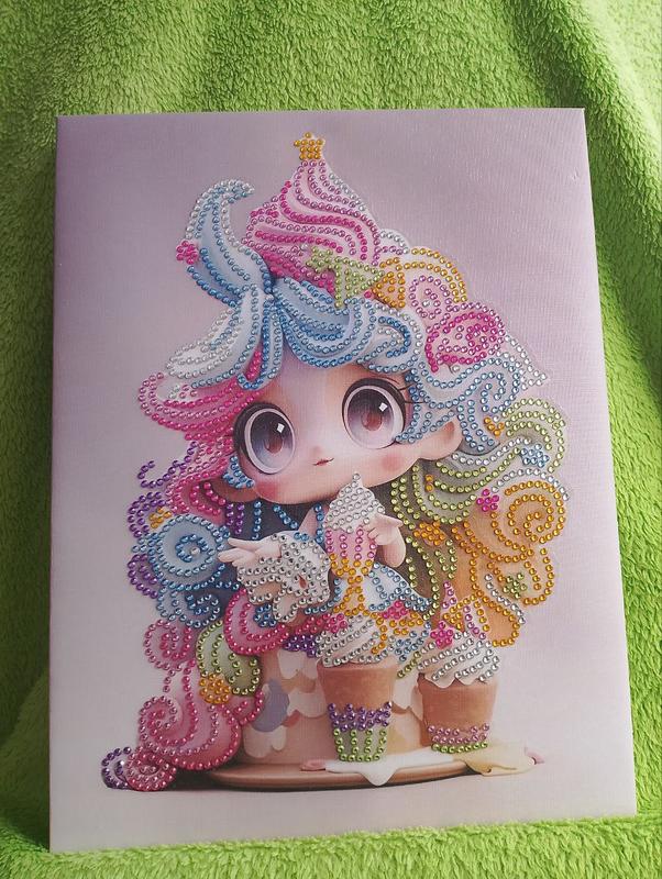 Картина дівчина пончик — ціна 510 грн у каталозі Картини Купити товари для дому та побуту за