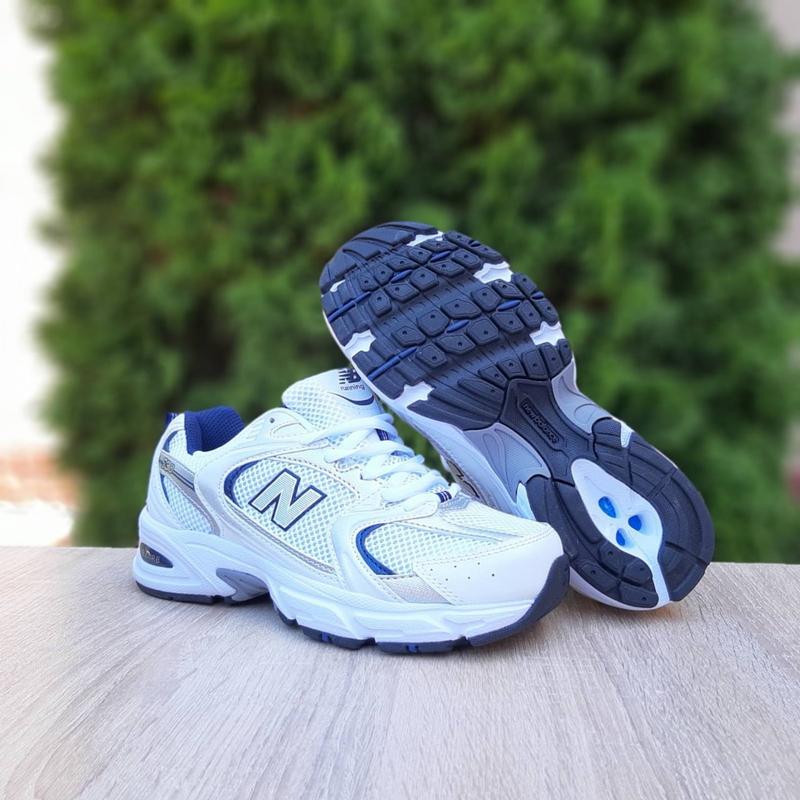 Жіночі якісні та стильні кросівки new balance 530 білі з синім — ціна ...