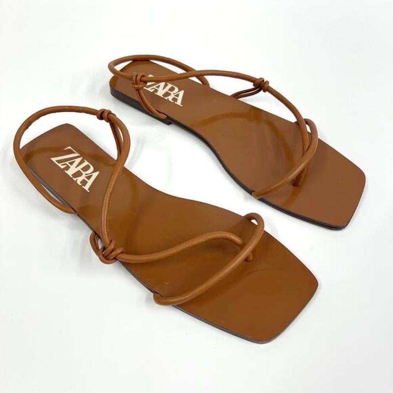 Шкіряні босоніжки zara — ціна 1150 грн у каталозі Босоніжки Купити жіночі речі за доступною ...