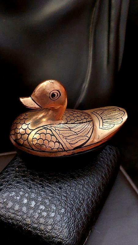 Винтажная шкатулка утка — цена 400 грн в каталоге Шкатулки Купить товары для дома и быта по