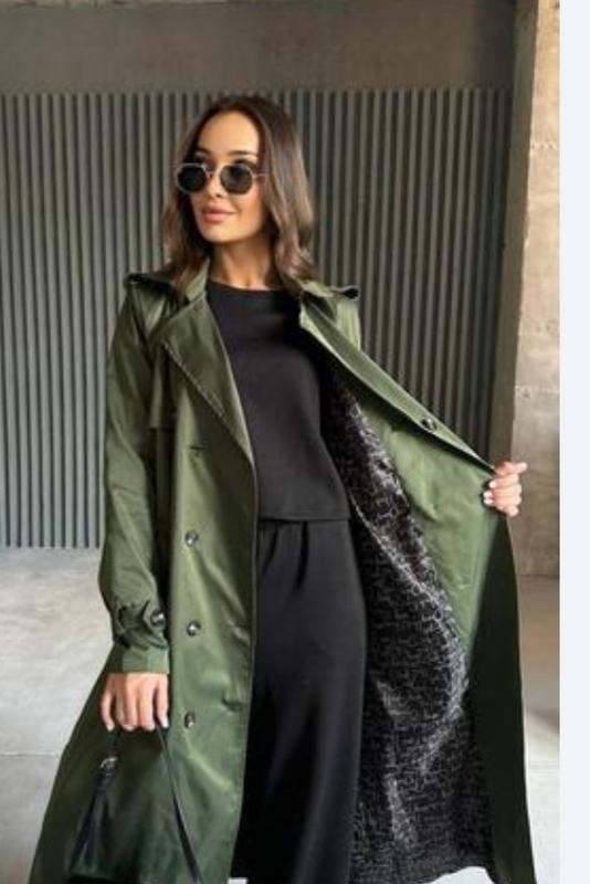 Плащ довгий тренч пальто Fabricatation Francaice — ціна 550 грн у каталозі Плащі Купити жіночі