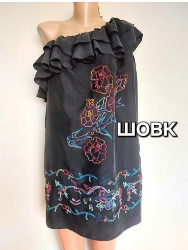 Чудова шовкова сукня ,вишивка,шовк,laura label — ціна 650 грн у ...