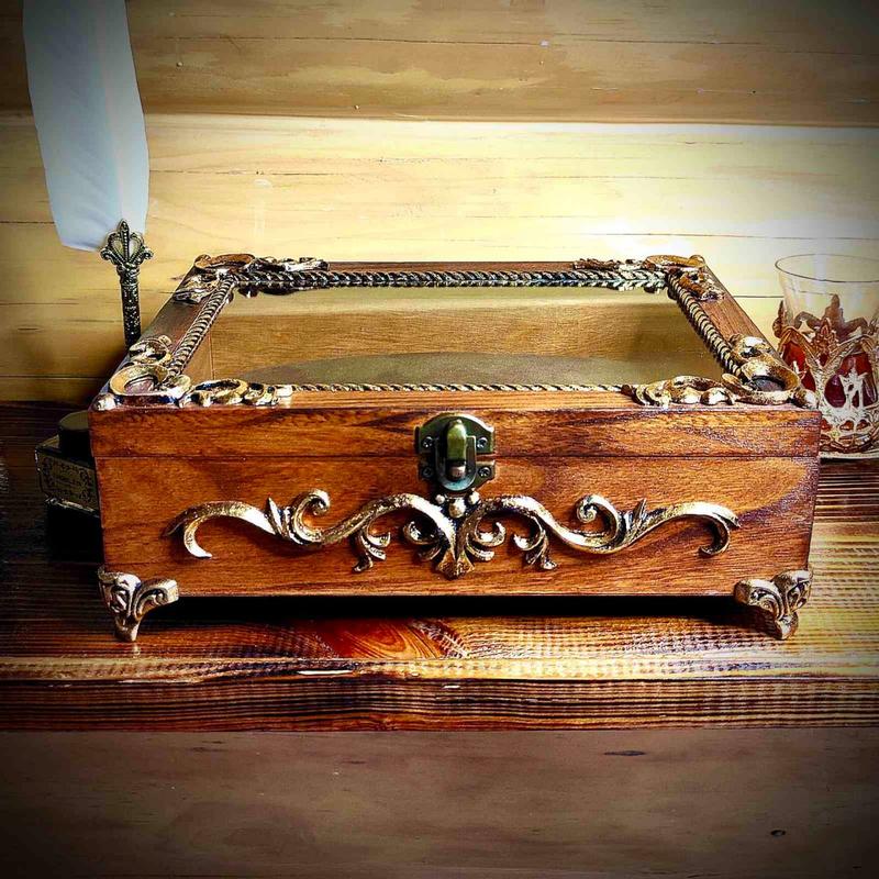 Golden Symphony — вишукана деревяна скринька в стилі бароко — ціна 3999 грн у каталозі