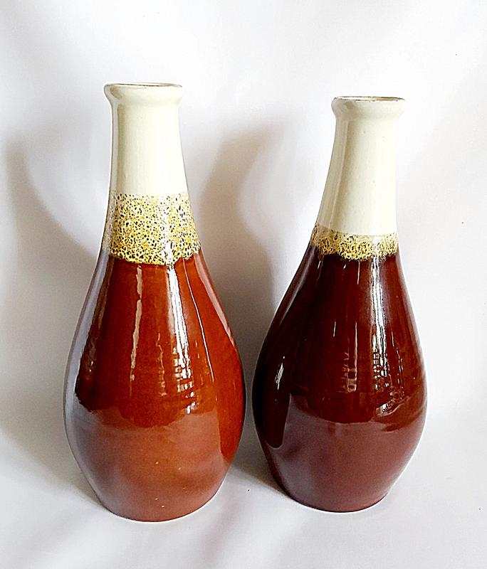 Ваза майоліка кераміка вінтажна — ціна 455 грн у каталозі Вази Купити