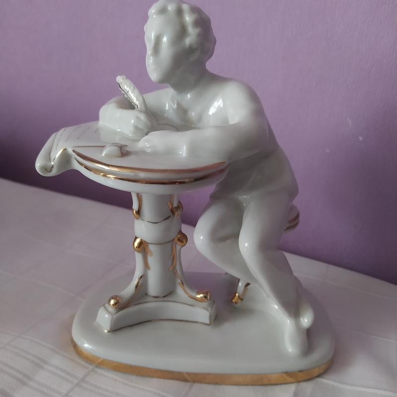 Винтажная фарфоровая статуэтка ас пушкина — цена 2490 грн в каталоге