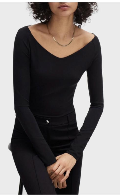 Лонг з відкритими плечима — ціна 200 грн у каталозі Лонгсліви Купити жіночі речі за доступною