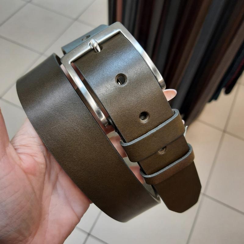 Шкіряний італійський ремінь — ціна 850 грн у каталозі Ремені Купити аксесуари за доступною ціною