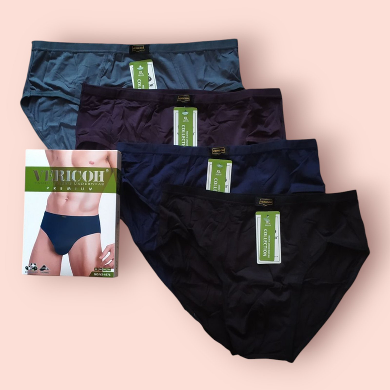 Vericoh мужские трусы плавки слипы однотонные бамбук узкая резинка xl 2xl 3xl 4xl — цена 120 грн ...