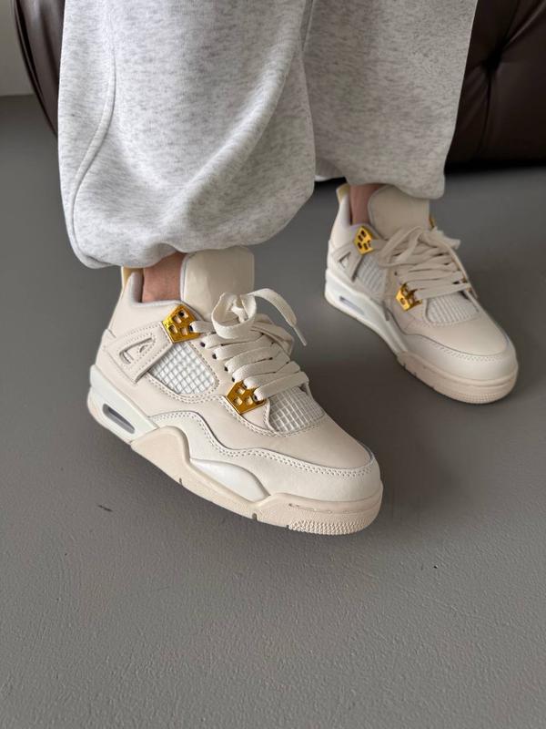 Nike air jordan retro 4 metallic gold premium — ціна 3599 грн у ...